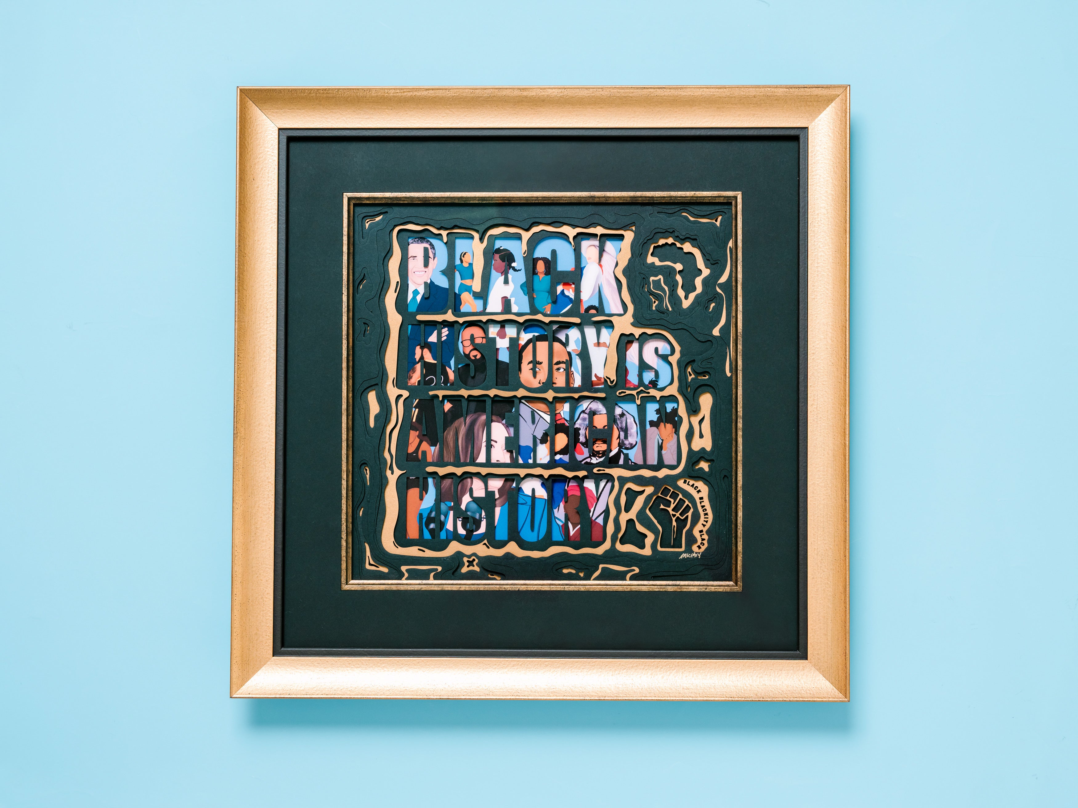Black History 2 (Framed) – Mkoby Art